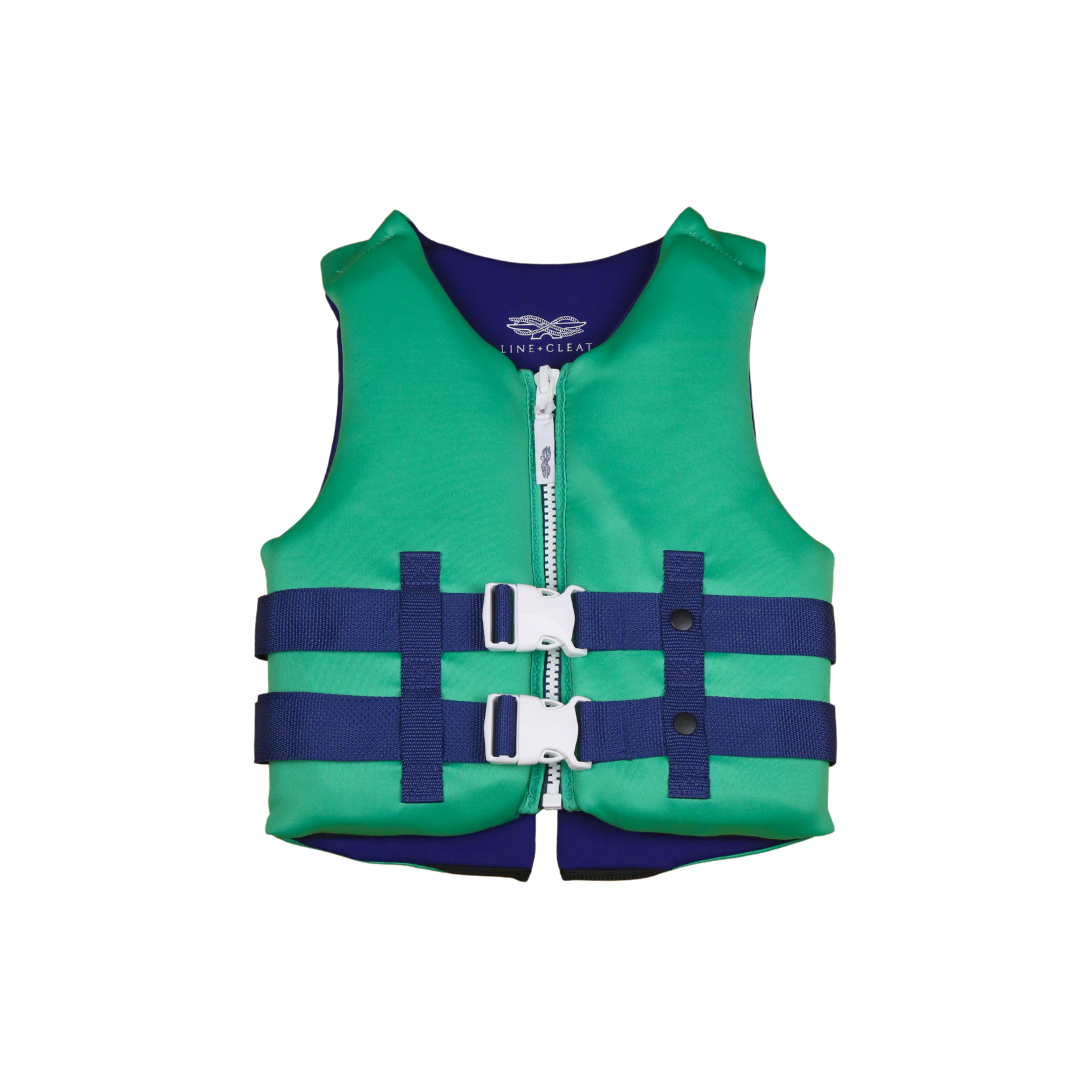 Green USCG Life Jacket (50-90 lbs) - Goosewaddle® | Newborn Baby ...